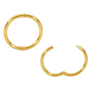 365 SLEEPERS Sterling Silver Unisex Hinged Hoop Nose Helix Tragus Lip Ring Sleeper Earrings - Hand Made In Australia - Nickel Free Hypoallergenic - 8mm - 10mm - 12mm