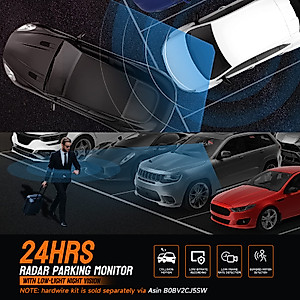 Hupejos 360° 4 Channel Dash Cam, 4K Front+1080P*2 Left Right, 3K Front +1080Px3, Built in GPS 5GHz WiFi, Voice Control, Super Night Vision, CPL Filter, Free 128GB Card, 24 Hours Parking Mode,V8-Plus