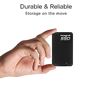 Integral 480GB Portable SSD Drive USB 3.0 External SSD Black