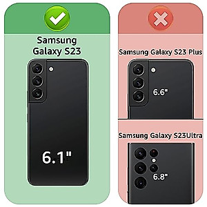 XcaseBar for Samsung Galaxy S23 5G Wallet case with Zipper Credit Card Holder 【RFID Blocking】, Flip Folio Book PU Leather Phone case Shockproof Cover Women Men for Samsung S23 case Wine Red