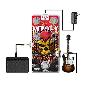 AZOR Leon Dirve Guitar Pedal Monkey Overdrive Analog Effect Pedal for Electric Guitar Bass True Bypass AP503