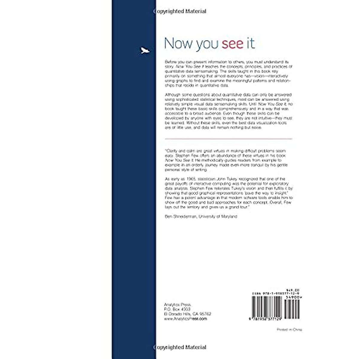 Now You See It: An Introduction to Visual Data Sensemaking