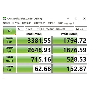 LEVEN JPS600 1TB PCIe NVMe Gen3x4 PCIe M.2 2280 SSD with Thermal Pad and Heat Sink