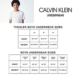 Calvin Klein Boys' Modern Cotton Assorted Boxer Briefs Underwear, 5 Pack, Black, Grey, White, Light Blue, Navy, Small