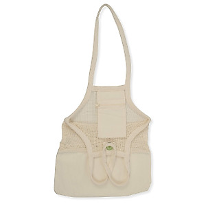 Cotton Mesh Mushroom Foraging Bags - 100% Cotton, Washable, Reusable and Eco-friendly Bags to Pick Mushrooms, Flowers, Berries and Produce - Lightweight Mushroom Hunting Harvesting Bags (2 Bags)