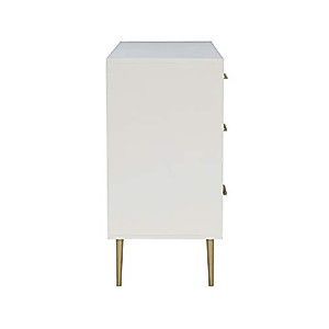 Linon Lennon White Six Drawer Dresser