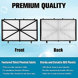 Ultra Fine Cartridge Filter Replacement for Dolphin Nautilus CC Plus, M200 / M400 / M500 Robotic Pool Cleaner Parts, Replaces Part # 9991432-R4, 4 Pack
