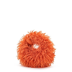 JW PEI Women's Abacus Top Handle Bag - Faux Fur Orange - Mini
