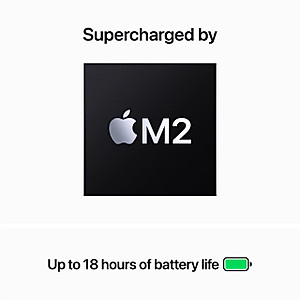 Apple 2023 MacBook Air Laptop with M2 chip: 15.3-inch Liquid Retina Display, 8GB Unified Memory, 512GB SSD Storage, 1080p FaceTime HD Camera, Touch ID. Works with iPhone/iPad; Space Gray