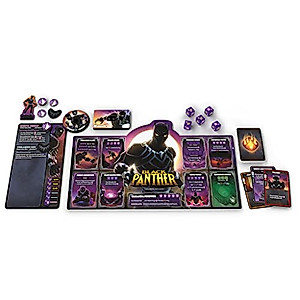 USAOPOLY Marvel Dice Throne | 2 Hero Box Featuring Captain Marvel, Black Panther | Standalone Competitive Dice Game | Officially-Licensed Marvel Game | Compatible with The Dice Throne Ecosystem