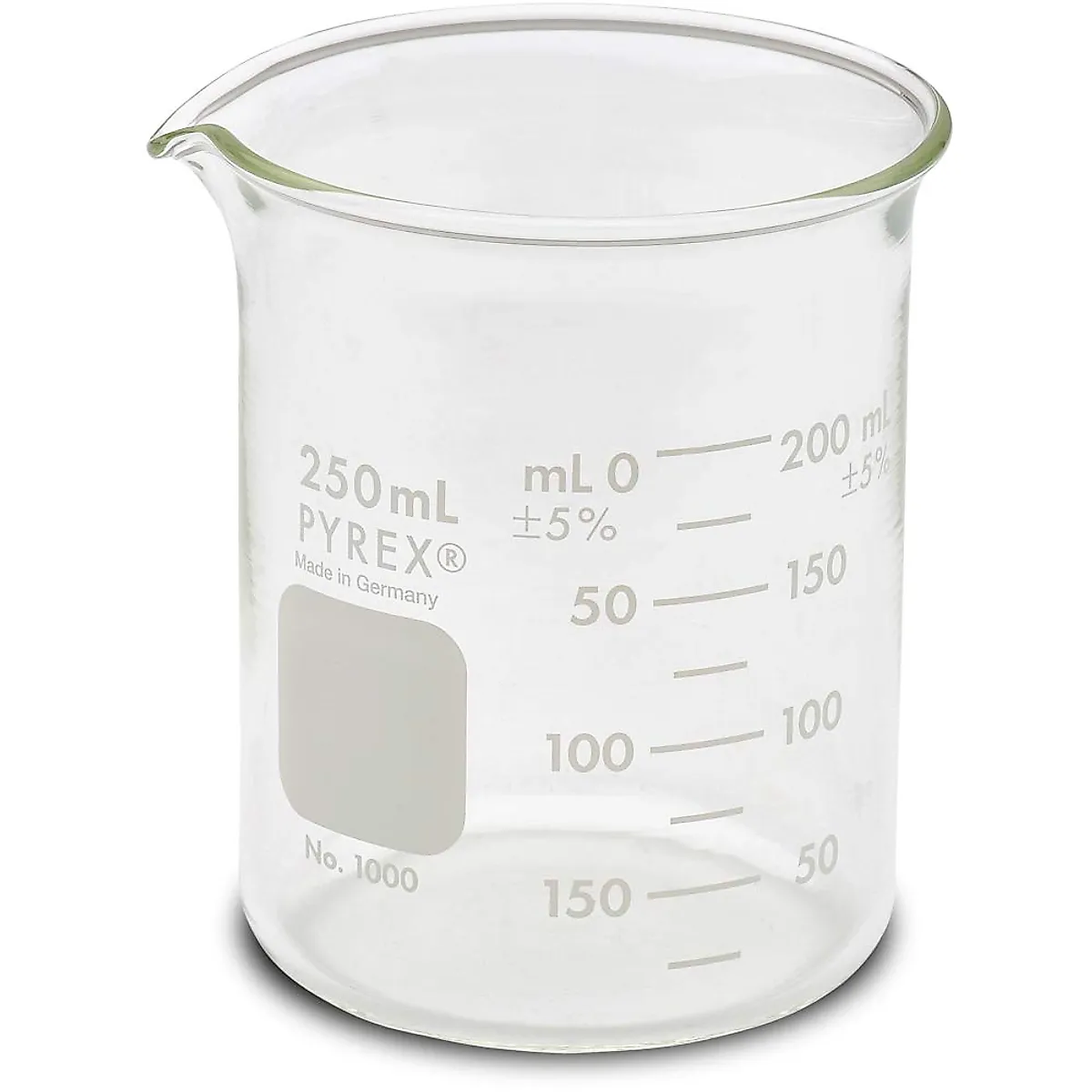 Pyrex - 1000-250CNEa PYREX Griffin Low Form 250mL Beaker Graduated Ea