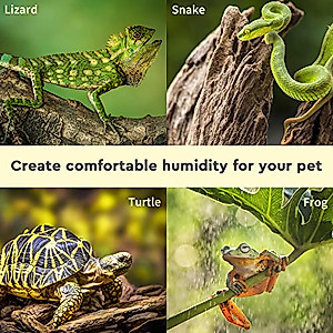 Reptile Humidifiers,Humidity Controller for Reptile Terrariums,Vivarium Automatic Misting System for Snake/Herpes Chameleon/Lizard/Turtle/Frog