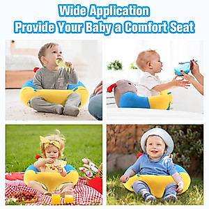 vocheer Sit Me Up Floor Seat for Baby Chair for Sitting Up Support Seat Sofa Plush Animal Shaped Baby Learning to Sit Chair for 3-24 Months,PP Cotton Full Filling(Puppy)