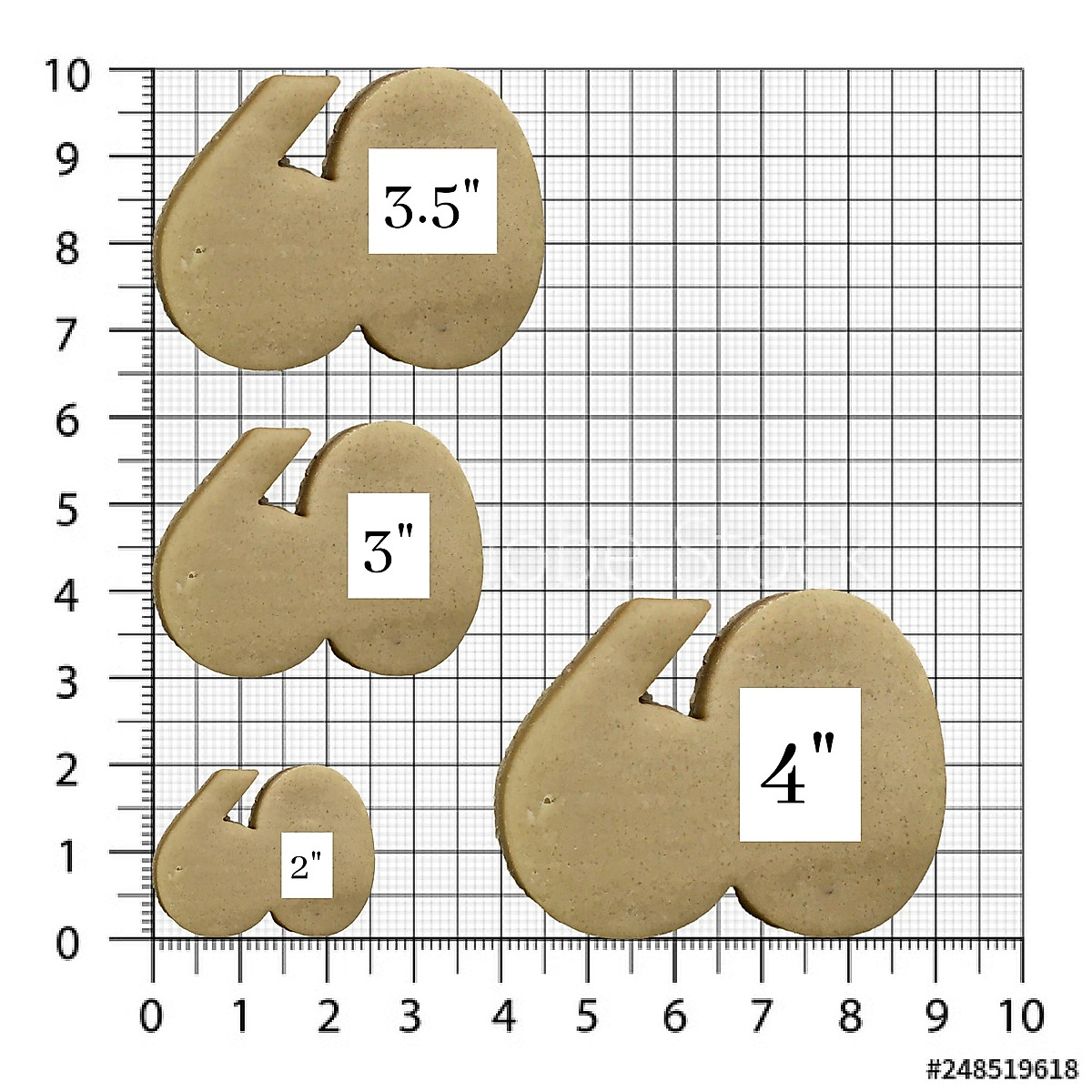 Sweet Prints Inc Number 60 Cookie Cutter - Dishwasher Safe (3.5" tall)