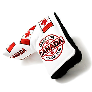 CANADA Putter Cover Magnetic Headcover for Scotty Cameron Taylormade Odyssey Blade