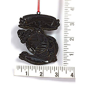 United States Marine Corps Semper Fidelis Metal Christmas Ornament Military New