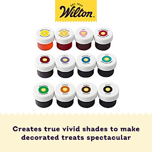 Wilton Icing Colors 12-Piece Gel Food Coloring Set