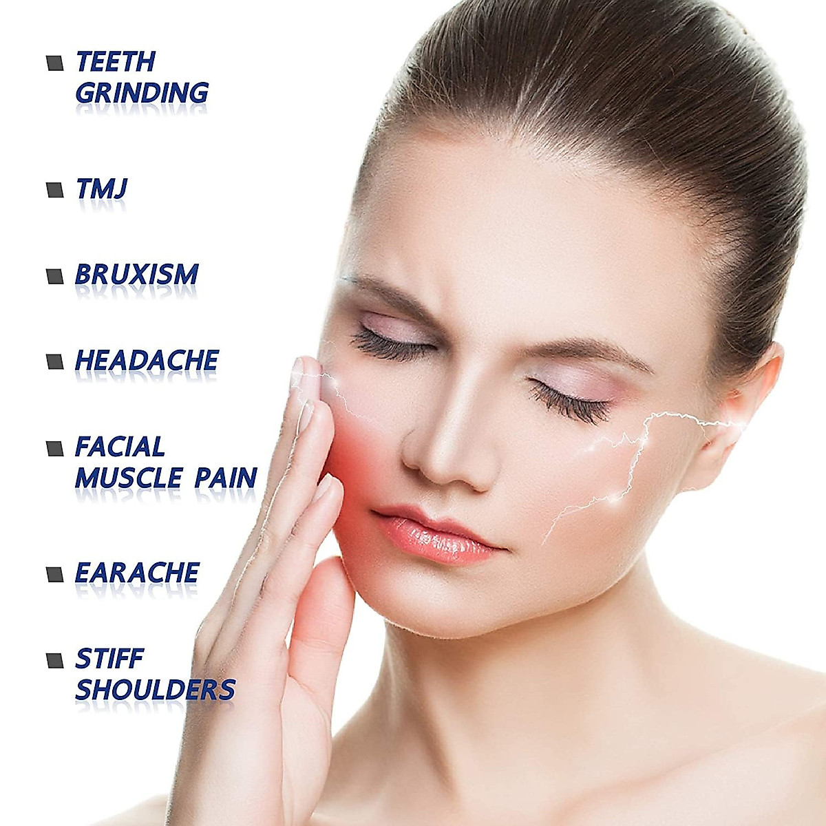 LORIOUS Mouthguard - One Size Fits All Premium Set of 6 BPA Free Moldable, Customizable and Trimmable Medical Grade Mouth Guard for Grinding Teeth Clenching Bruxism, Sport Athletic, Whitening Tray