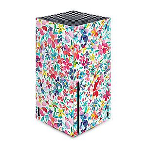 Head Case Designs Officially Licensed Ninola Colorful Petals Spring Art Mix Vinyl Sticker Gaming Skin Case Cover Compatible with Xbox Series X Console