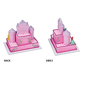 DECOPAC Disney Princess Happily Ever After Signature DecoSet Cake Topper, 4.8" L x 2.5" W x 6" H, Pink