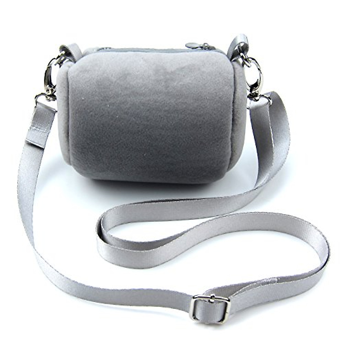 Alfie Pet - Sutton Travel Carrier Vacation House for Small Animals Like Dwarf Hamster and Mouse - Color: Grey