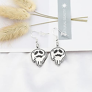 MYOSPARK The Owl House Inspired Gift The Owl House Characters Earrings The Owl House Fan Gift Hexside School of Magic and Demonics Jewelry (ABOMINATION ER)