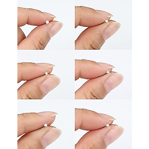 Eakxnig Opal 20G Nose Rings Surgical Steel Nose Studs Top CZ 1.5mm Tiny Nose Studs Screw Nose Ring Stud Heart Nostril Piercing Jewelry for Women Men Corkscrew Nose Rings