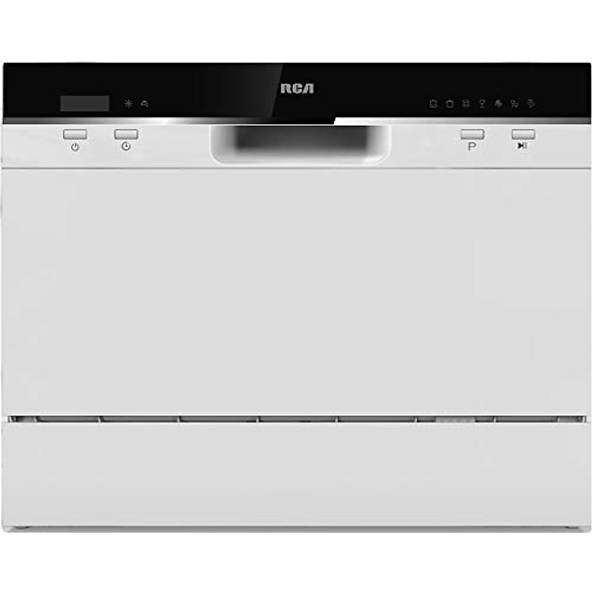 RCA RDW3208 Counter Top Dishwasher, 6 Place Settings, Portable, White