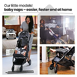 Sleepy bump Baby Stroller Rocker-Put Your Newborn, Baby or Infant to Sleep in no Time. Baby Nap Helper Rocking Mat. Rocks Any Stroller Anywhere, Anytime. Indoor & Outdoor Use (Gentle Gray)