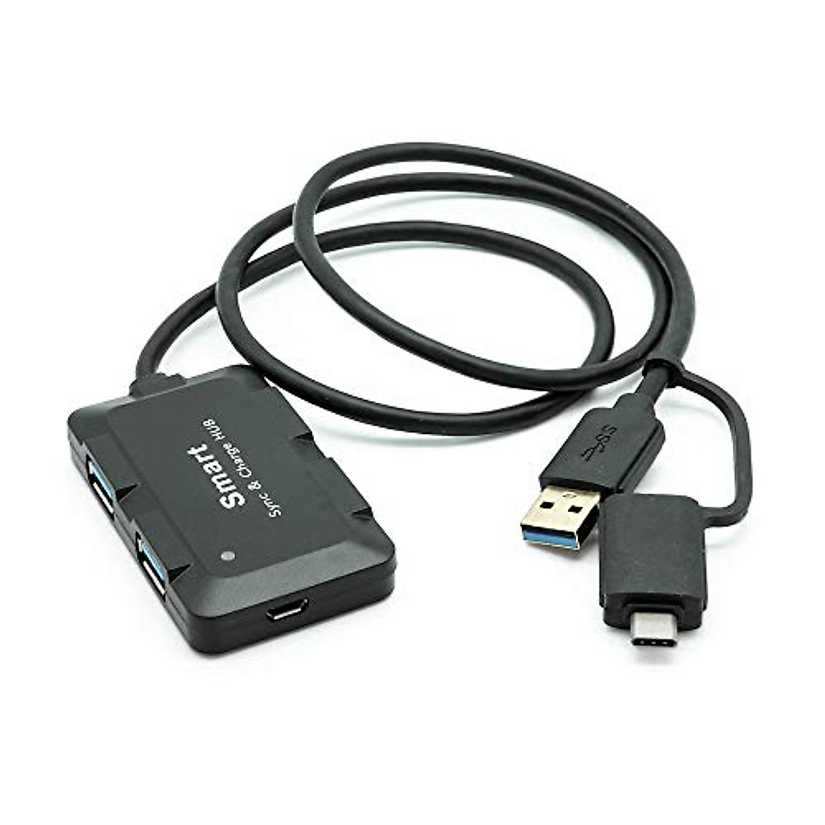 Dynamode 2-in-1 USB-C 4 Port USB 3.0 Hub - C-TC-2IN1-USB3HUB