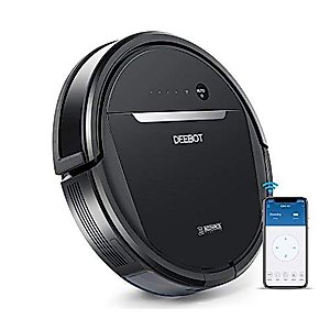 ECOVACS OZMO 601 Self-Charging Robot Mop & Vacuum w/Smart Phone App Controls, Auto-Clean Mode, 2 Specialized Cleaning Modes, Digital Mop for Pet Hair, Dirt, Dried Liquids & Hard Floors