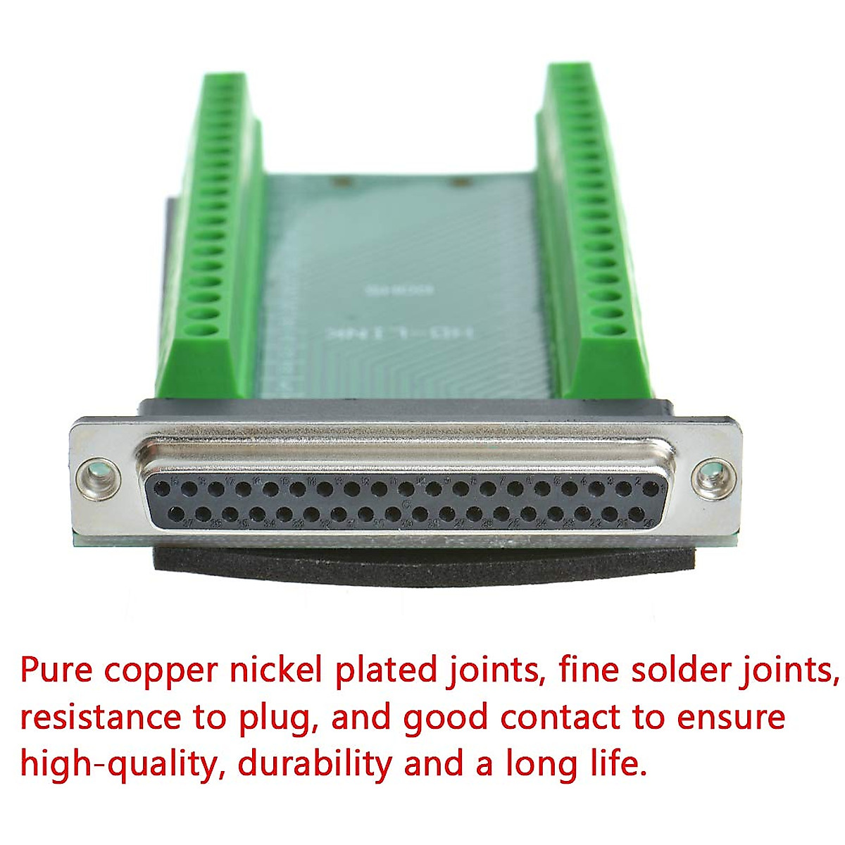 ANMBEST DB37 Solderless RS232 D-SUB Serial to 37-pin Port Terminal Female Adapter Connector Breakout Board