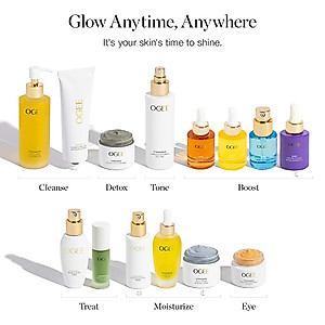 Ogee Jojoba Glow Face Oil – Organic & Natural, Moisturizing, Multi-Tasking Facial Treatment Oil (30ml)