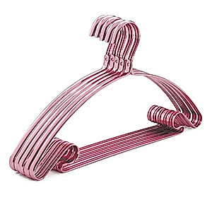 N/A Space Aluminum Hanger Household Hanger Without Trace semi-Circle Shoulder Corner Clothes Support ( Color : Rose Gold , Size : 41.5*23cm )