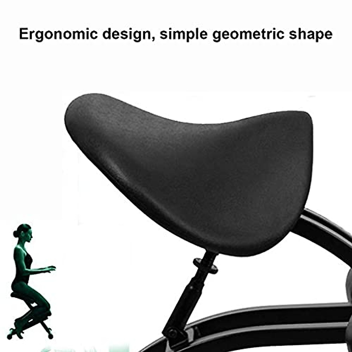 Kneeling Chairs Ergonomic Saddle Posture Correction Kneel Stool Home Office Chair Comfortable Computer Chair Relieving Back and Neck Pain (Size : 60×46×50cm)