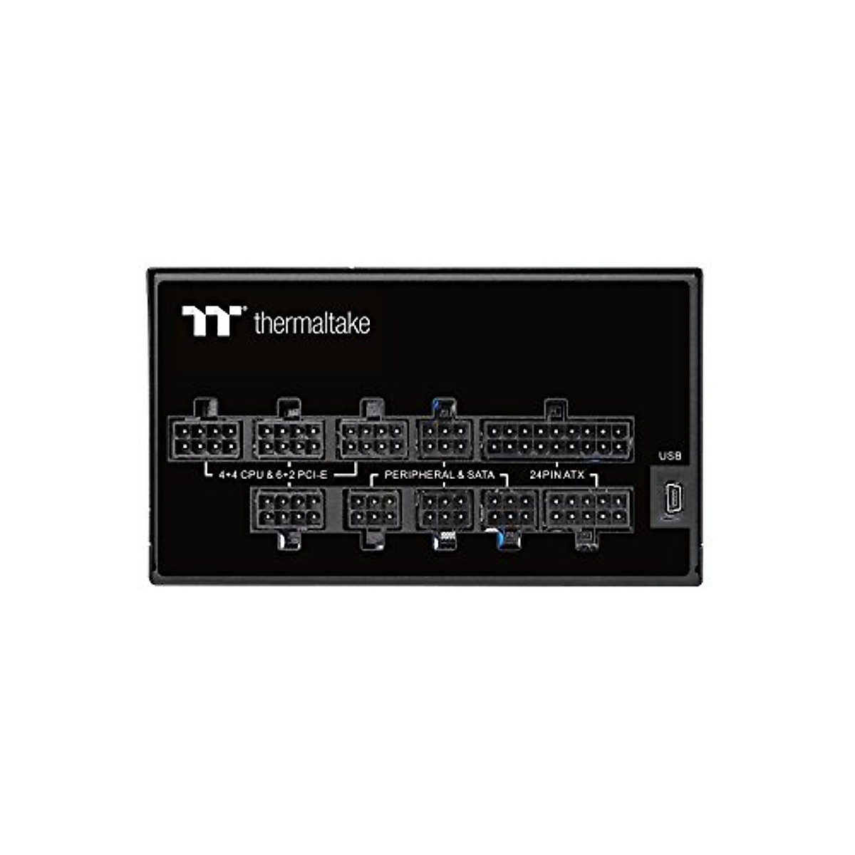 Thermaltake Toughpower iRGB Plus 850W 80+ Platinum Digital RGB LED Smart Zero Fan SLI/Crossfire Ready ATX12V v2.4 / SSI EPS v2.92 Power Supply 10 YR Warranty PS-TPI-0850F2FDPU-1