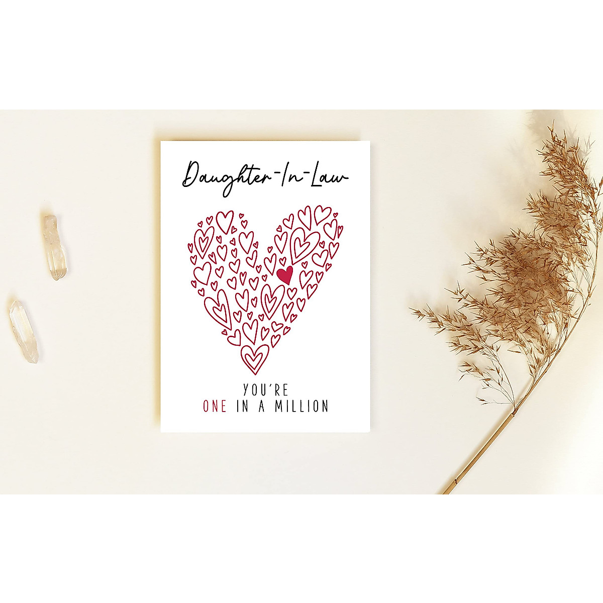 Yanashop88 Mother's Day Thank You Card, 5 x 7 Inches, Blank Inside, Envelope Included