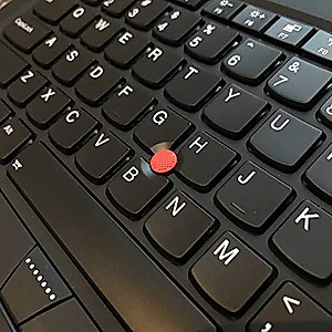 Profile Trackpoint Caps，6 pcs OBKJJ Super Low TrackPoint Red Cap for Lenovo ThinkPad T460s T460p x1 Carbon 4th P50 P70 S2 T470S(+1 Antistatic Tweezers)