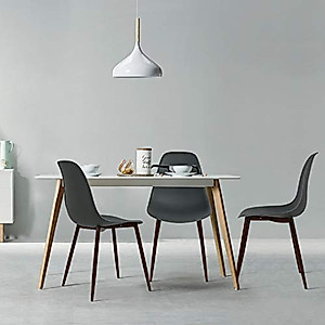 Poly and Bark Landon Sculpted Dining Chair in Smoke Gray (Set of 4)