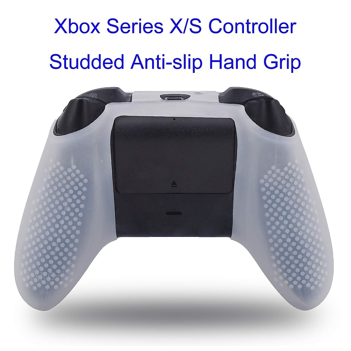 X Series X Controller Skin,Hikfly Controller Cover Compatible with Xbox Series X/S Controller Grips Case Non-Slip Studded Silicone Controller Cover with 4pcs Thumb Grips Caps(Red)