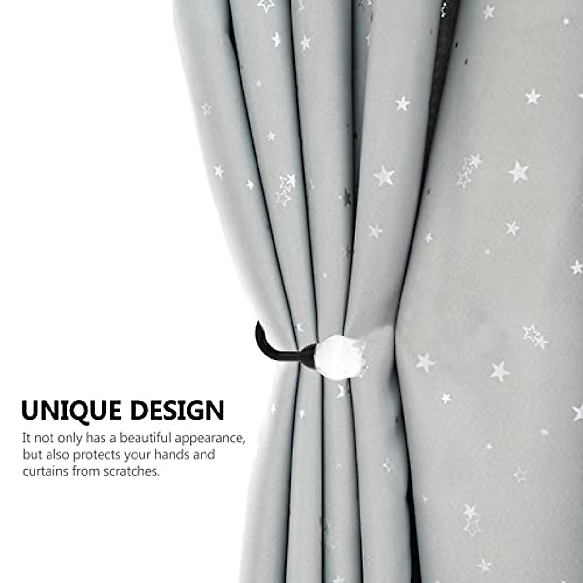 Healifty Curtain Ties Crystal Rose Flower Wall Decorative Tieback Hooks Curtain Tassel Hanger Holder Clothes Hat Towel Coat Hanger Hook for Home Decoration Curtain Tiebacks