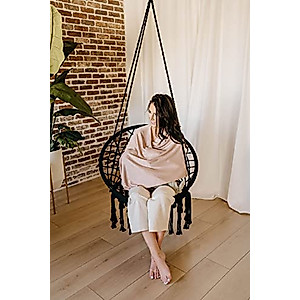 Multifunctional Nursing Cover | Car Seat Cover | Poncho | Scarf | Baby Blanket (Tan)