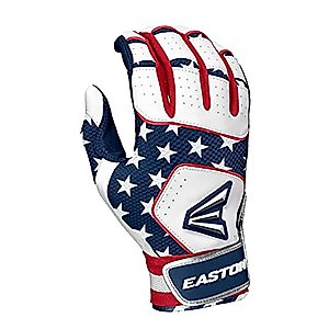 Easton | WALK-OFF NX Batting Gloves | Baseball/Softball | Adult Small | Stars & Stripes