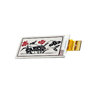 Taidacent 2.13 Inch SPI e Ink Display Bare Screen 212x104 Resolution Electronic Paper e Ink Screen Monitor Red Black and White e Ink Paper Display