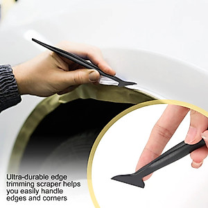VVNIAA Window Tinting Tools, Window Film Kit, Professional Car Wrap Kit, Vinyl Wrap Kit, Tint Kit Includes Square with Flannel Squeegee, Carving Knife, Safe Membrane Cutter, Edge Trimming Squeegee.