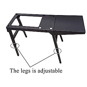 SafBbcue Universal Adjustable Griddle Stand Compatible for Blackstone 17 inch/22 inch Tabletop Grill, Fit BIG HORN, MaxKare Propane Tabletop Grill