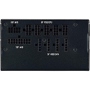 Cooler Master MWE Gold 850 V2 Full Modular, 850W, 80+ Gold Efficiency, 2 EPS Connectors, 120mm HDB Fan, Semi-fanless Operation, 5 Year Warranty