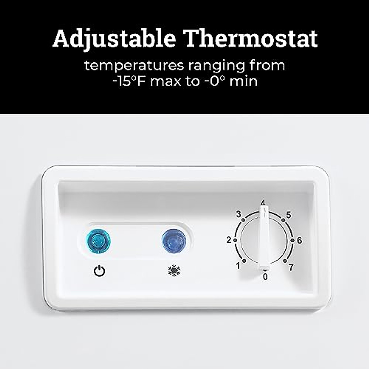 Igloo 3.5 Cu. Ft. Chest Freezer with Removable Basket and Front Defrost Water Drain,  Small Deep Freezer Perfect for Homes, Garages, and RVs, White