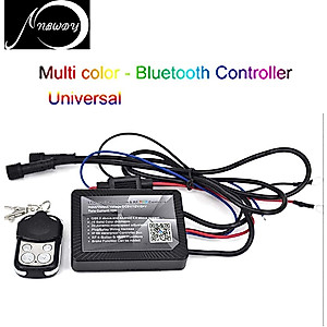 NBWDY 8pcs Led Strip Lights Boat Lights with APP 4-Key RF Remote Control,Waterproof 12V Boat Interior RGB Strip Lights,Boat Deck Lighting,Multi-Color Marine Lights for Boat Sailboat Kayak