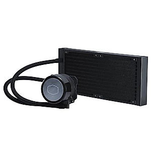 Cooler Master MasterLiquid ML240 Illusion CPU Liquid Cooler - AIO Water Cooling System, 3rd Gen Pump, 2 x 120mm ARGB Halo Fans, 240mm Radiator, ARGB Controller Included - AMD and Intel Compatible